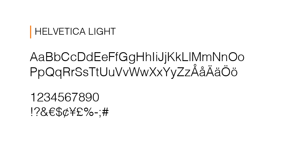 Visor Typography guide – Suomen Visor Oy